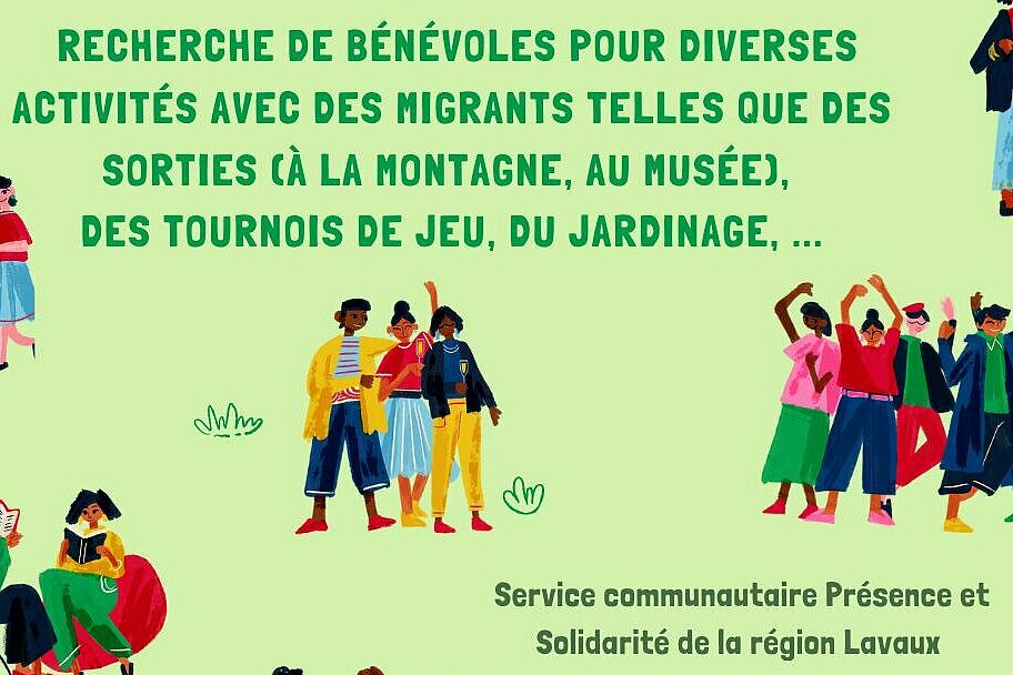 Devenez bénévole pour Présence et Solidarité en Lavaux